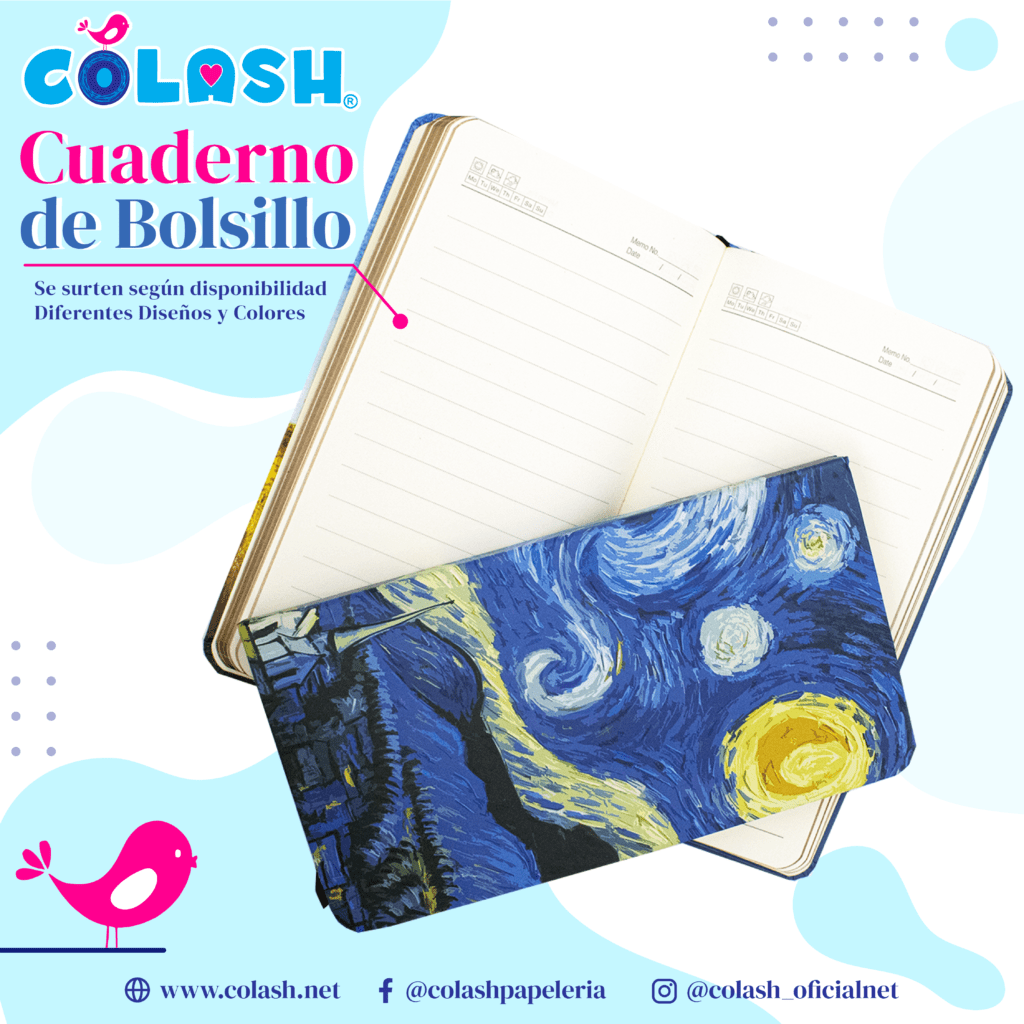 CUADERNO DE BOLSILLO | Colash - La Papelería Más Divertida de México